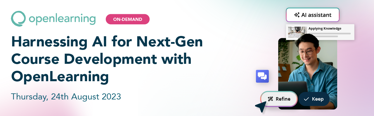 Harnessing AI for Next-Gen Course Development with OpenLearning | OpenLearning Events